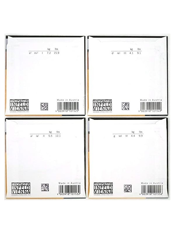 Thomastik-Infeld 135 Dominant Violin Strings, Complete Set, 135, 4/4