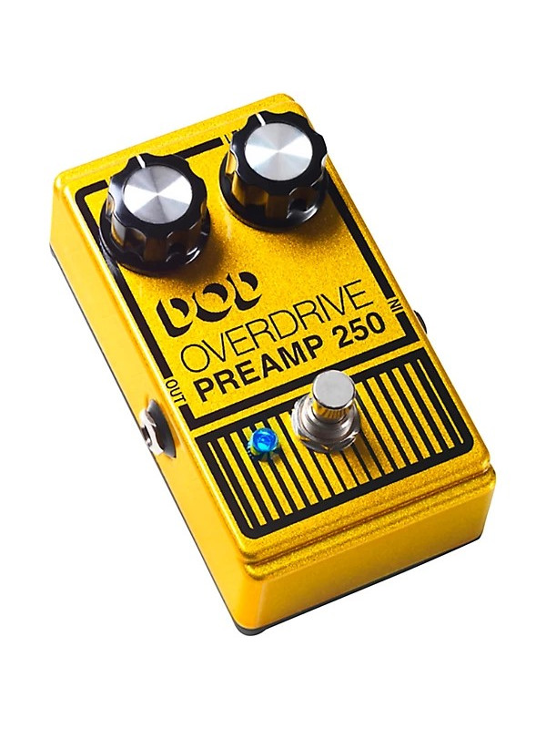 DOD Analog Overdrive Preamp 250 Guitar Effects Pedal with True-Bypass ...